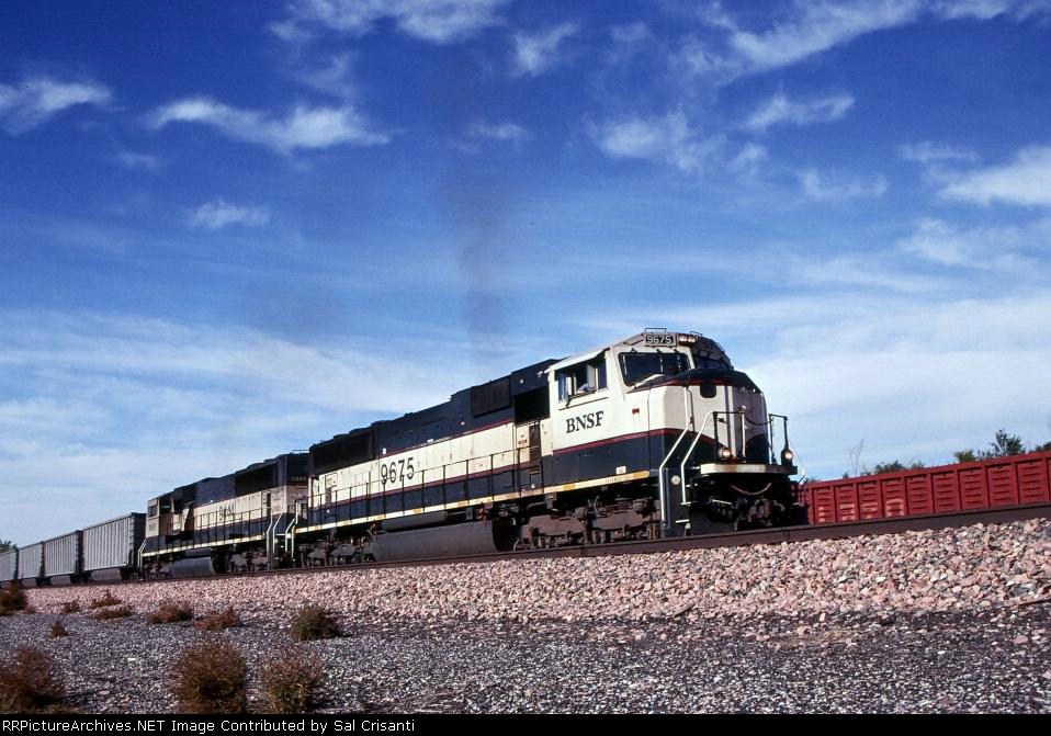 BNSF 9675 Empty Coal Drag